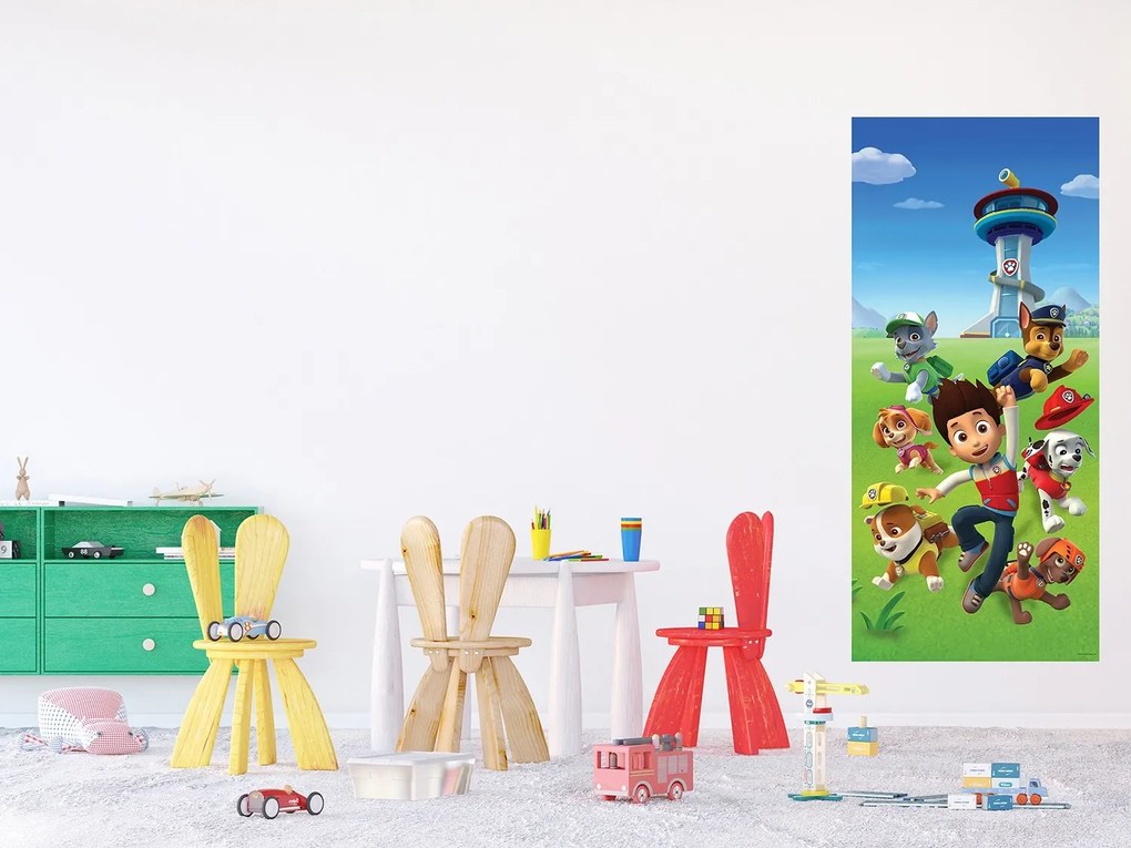 Dětská vliesová fototapeta na zed' Ryder a Záhranný Tým | 90 x 202 cm | DFTDNV5486