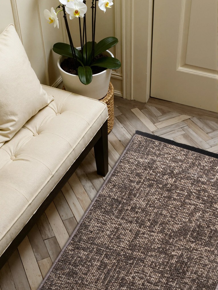 ELLE Decoration, AKCE: 80x250 cm Běhoun Brilliance Prisma 106312 Beige z kolekce Elle, hnědá, ložnice