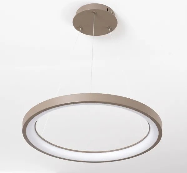 BRILAGI - LED Stm lustr na lanku FALCON SLIM LED/42W/230V pr. 50 cm béžová + DO