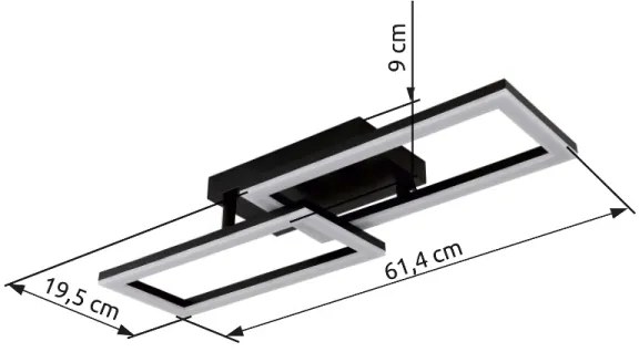 Globo 67328-20O - LED Stropní svítidlo SAPENA LED/20W/230V