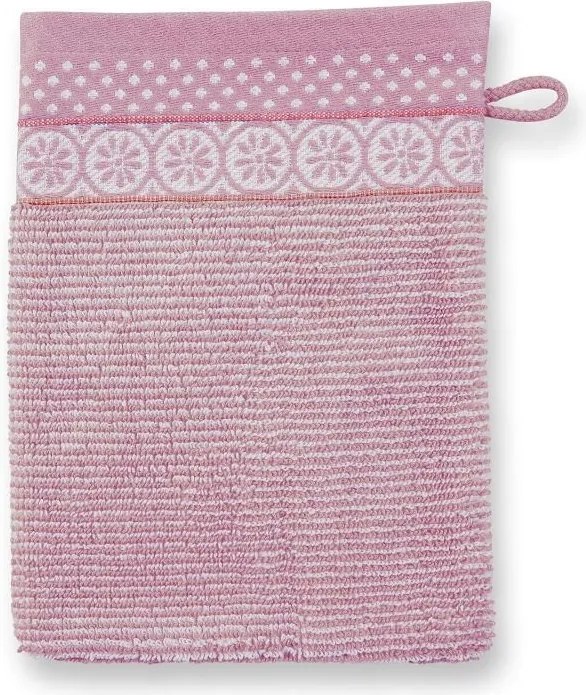 Pip Studio ručníky z bavlněného froté Soft Zellige, lila (Luxusní ručníky z bavlněného froté v designu Soft Zellige v barvě lila)