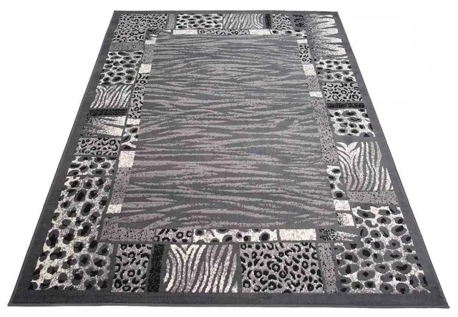 Kusový koberec PP Petro šedý, Velikosti 80x150cm