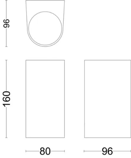 Philips - Venkovní nástěnné svítidlo NIGHTINGALE 2xGU10/35W/230V IP44