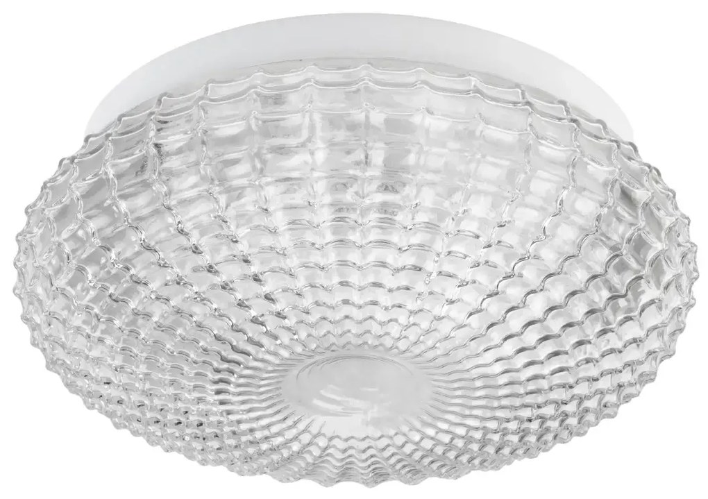 Designové stropní svítidlo Clam 30 čirá