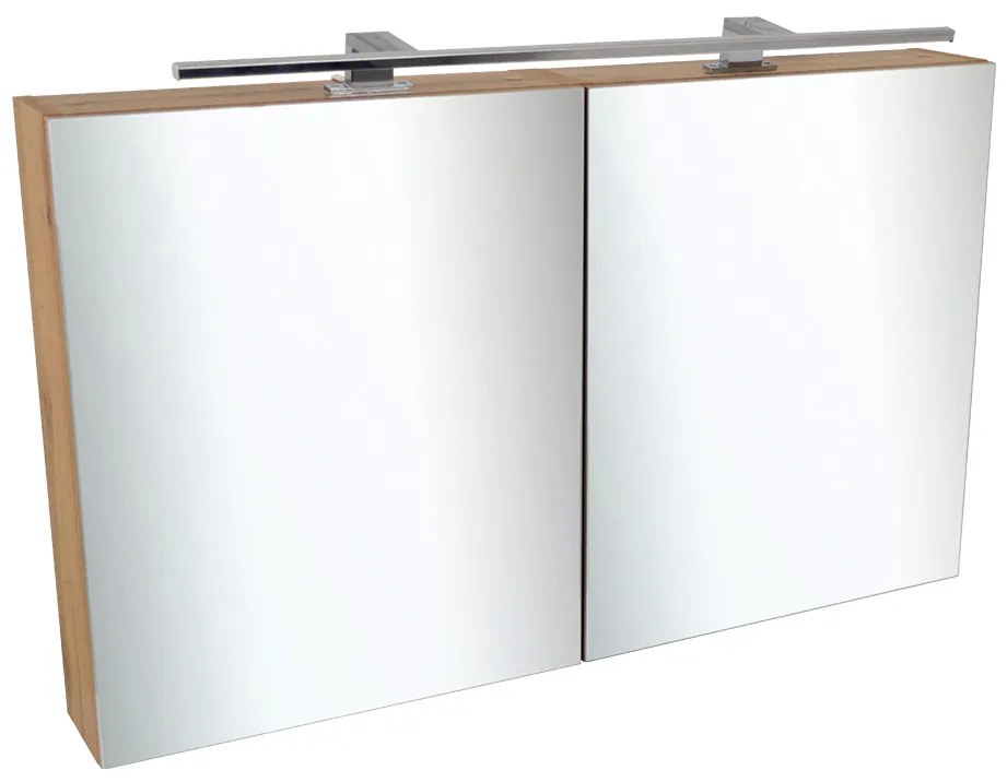 Comodo Zrcadlová skříňka Ideal OW 100 ZS LED-CR s osvětlením Any LED 80 CR, chrom