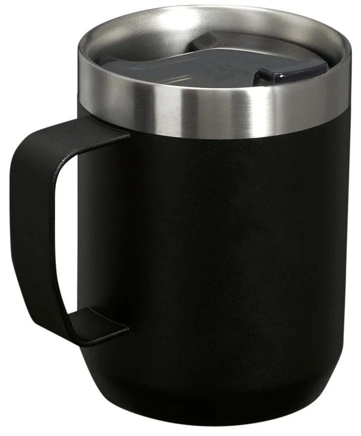 Černý termo hrnek z nerezové oceli 230 ml Stay-Hot Camp Mug Black – Stanley