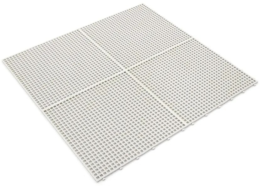 Plastová dlažba Linea Flextile 39,5 x 39,5 x 0,8 cm, bílá