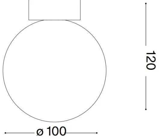 Ideal Lux - LED Nástěnné svítidlo CARTA 1xG9/3W/230V pr. 10 cm bílá