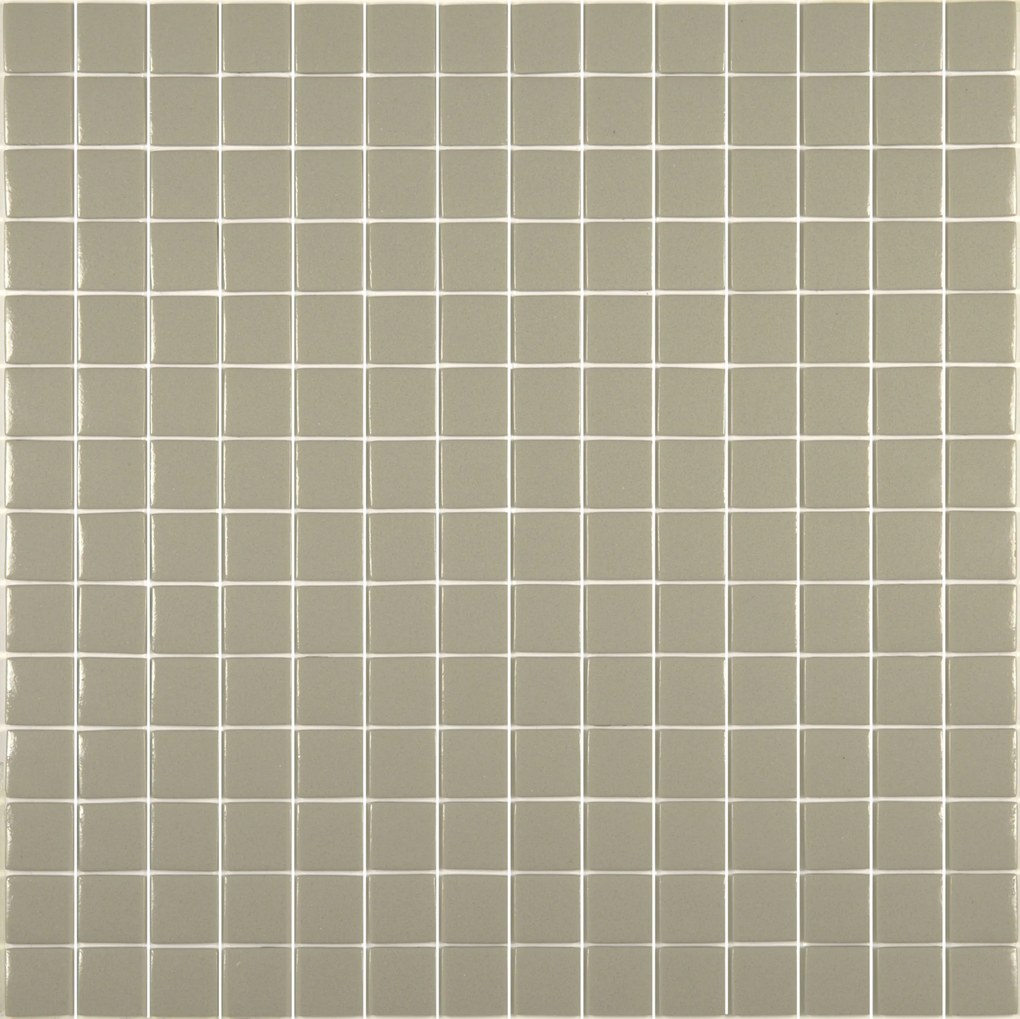 Hisbalit Skleněná mozaika šedá Mozaika 327A LESK 2,5x2,5 2,5x2,5 (33,3x33,3) cm - 25327ALH
