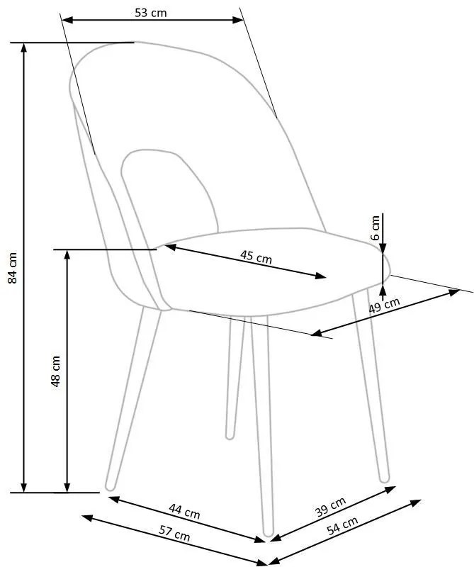 HALMAR K384 židle tmavě zelená