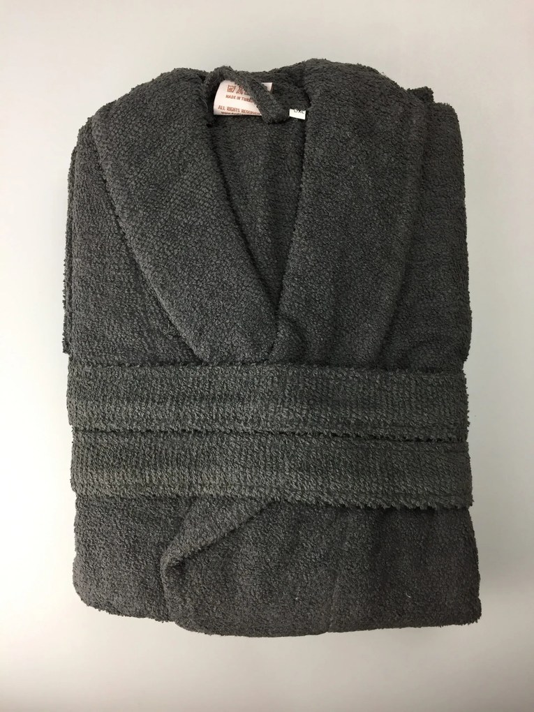 Froté unisex župan tmavě šedý TiaHome - XL