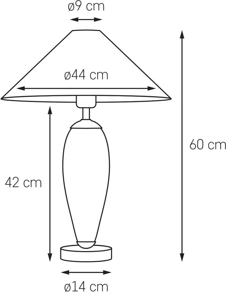 Stojací lampa Rea neprůhledný podstavec černá