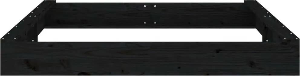 vidaXL Pískoviště se sedáky čtverec masivní dřevo douglasky [825041] Barva: Bílá borovice