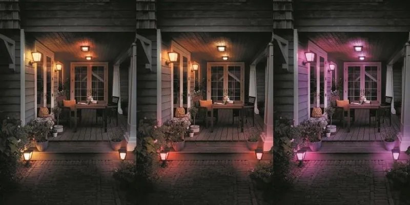 PH 17438/30/P7 Hue LED White and Color Ambiance Venkovní stropní/ nástěnné svítidlo Philips Econic 17438/30/P7 černé 2200K-6500K RGB - PHILIPS HUE (915005731901)