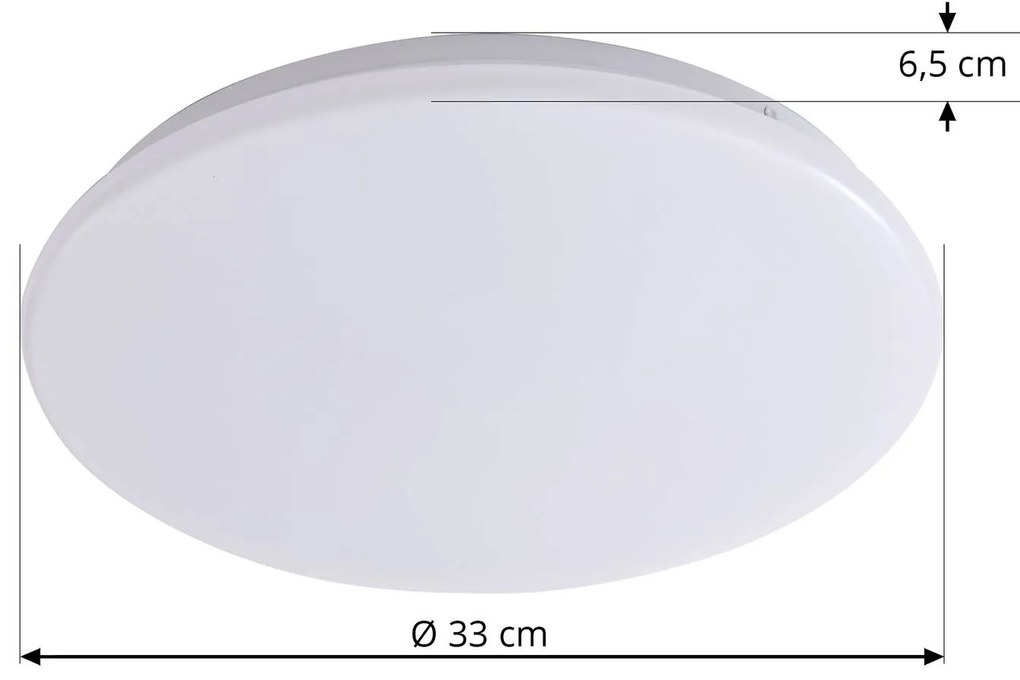 Lindby Eovi LED stropní světlo IP44 3 000K