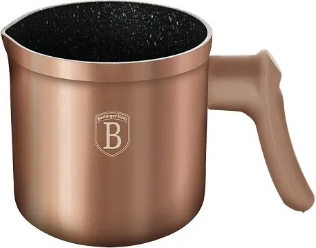 BERLINGERHAUS Mlékovar s mramorovým povrchem 1 l RoseGold Metallic Line BH-1699