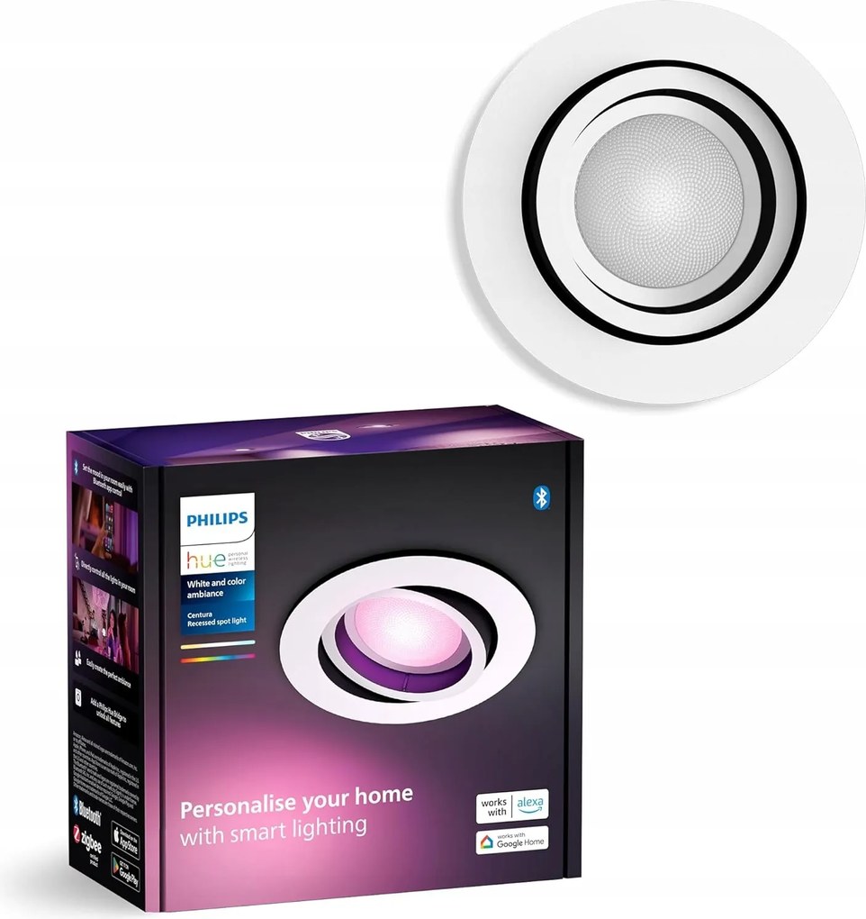 Philips Hue White Color Ambiance Centura Halogenové stropní Led aplikace