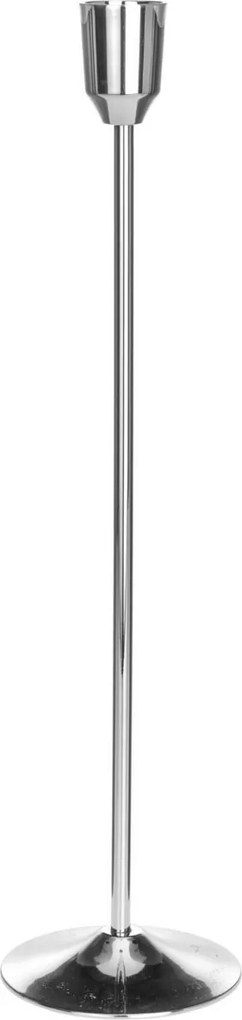 Koopman Mosazný svícen Cabana stříbrná, 30,5 cm
