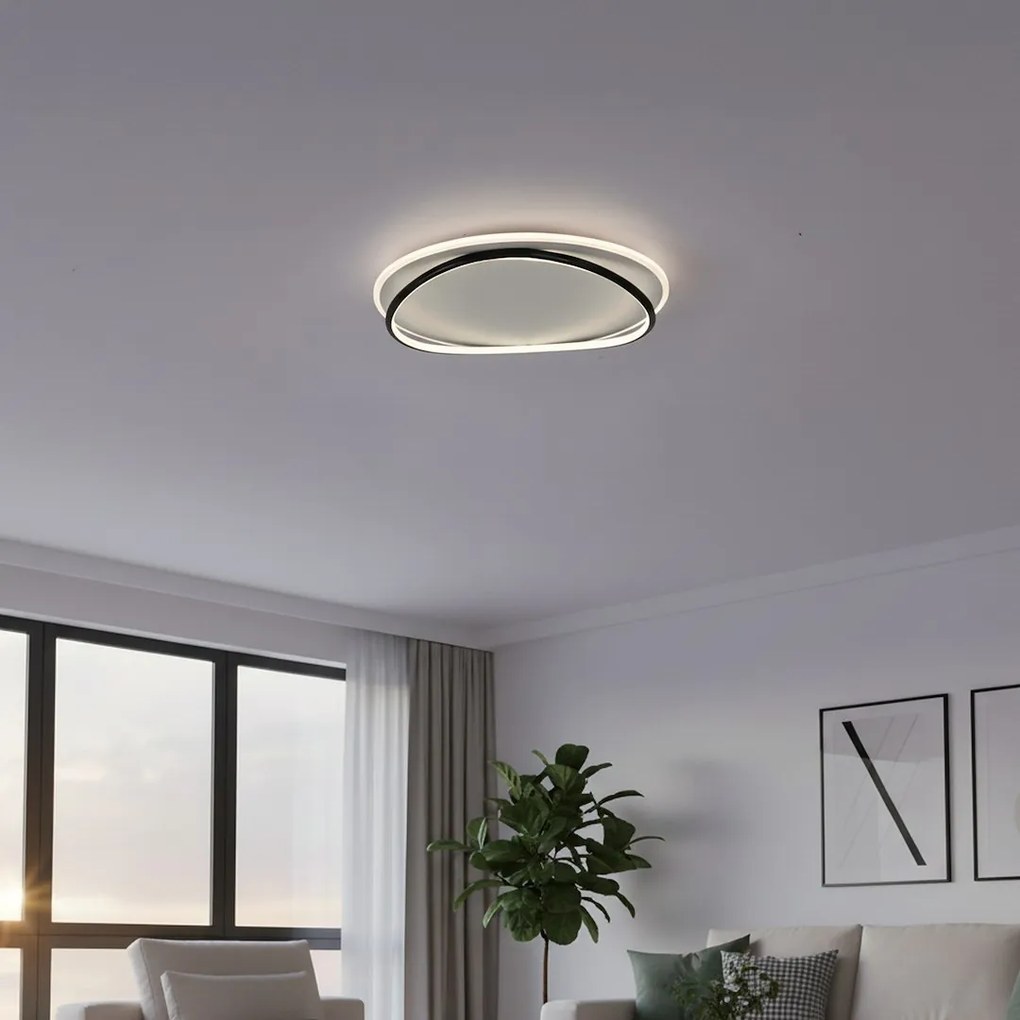 Stropní LED svítidlo Halo, 2x LED 38w, 4000k, b