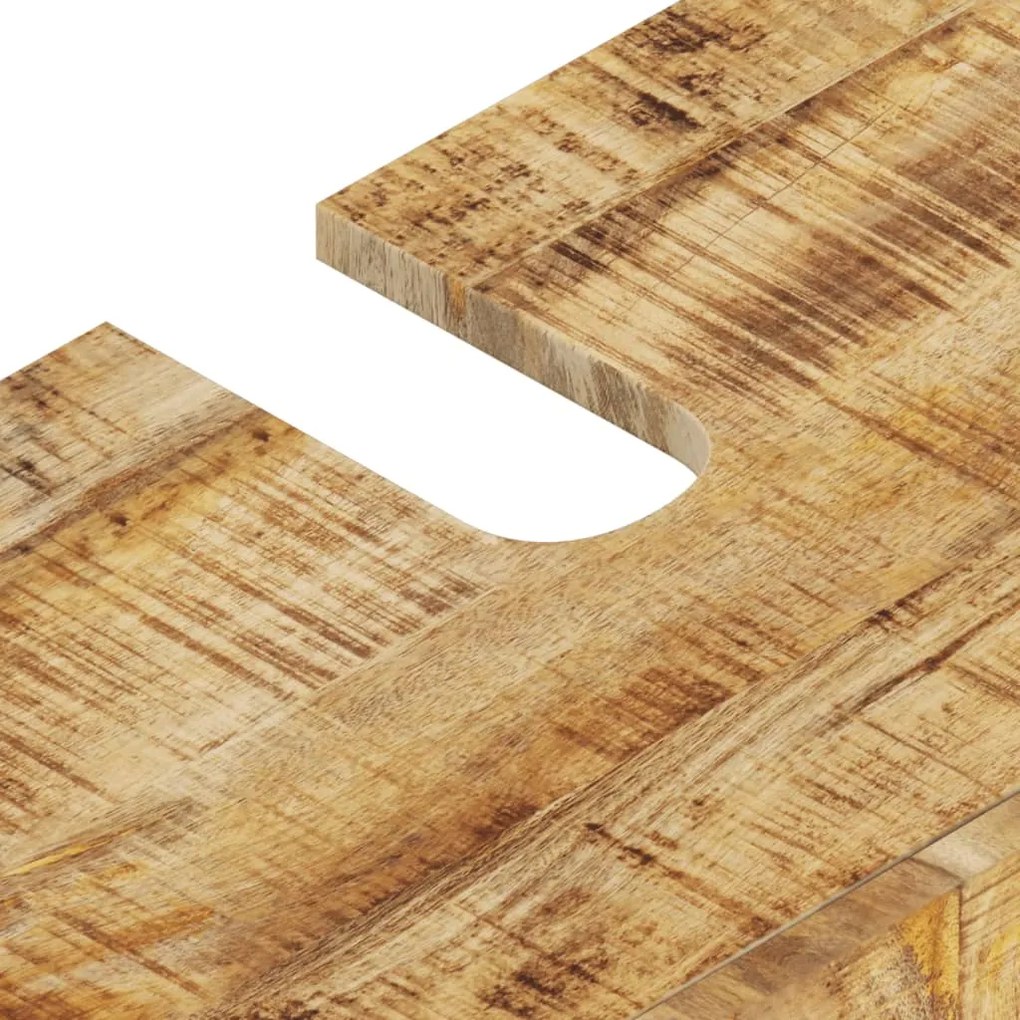 Umyvadlová skříňka 62 x 33 x 58 cm mangovník a kompozitní dřevo - Default Title