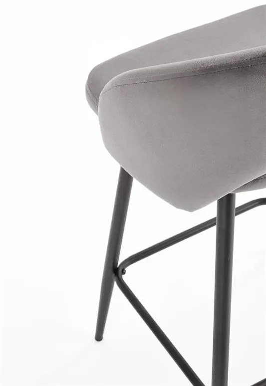 HALMAR H96 barová židle šedá