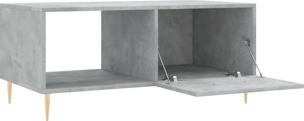 vidaXL Konferenční stolek 90 x 50 x 40 cm kompozitní dřevo [829200] Barva: kouřový dub