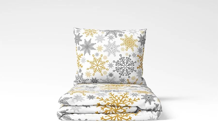 TOP Bavlněné povlečení WINTER COLLECTION 140x200+70x90 Magic white