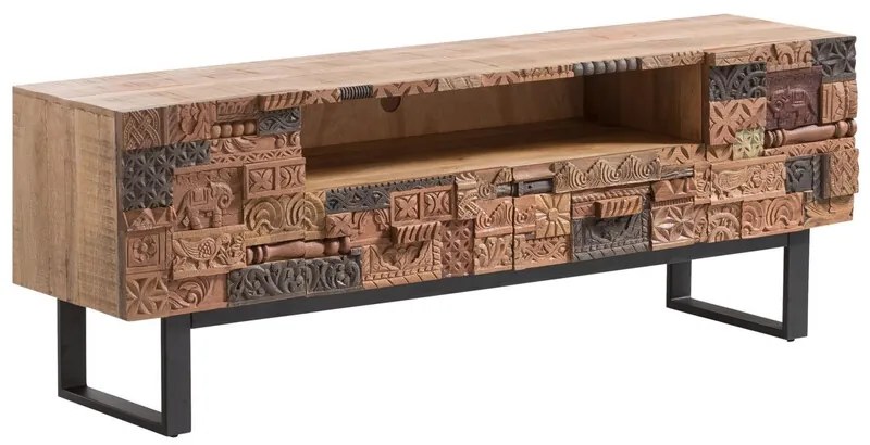 Luxusní TV stolek z masivu 3D Elephant Mango 180cm