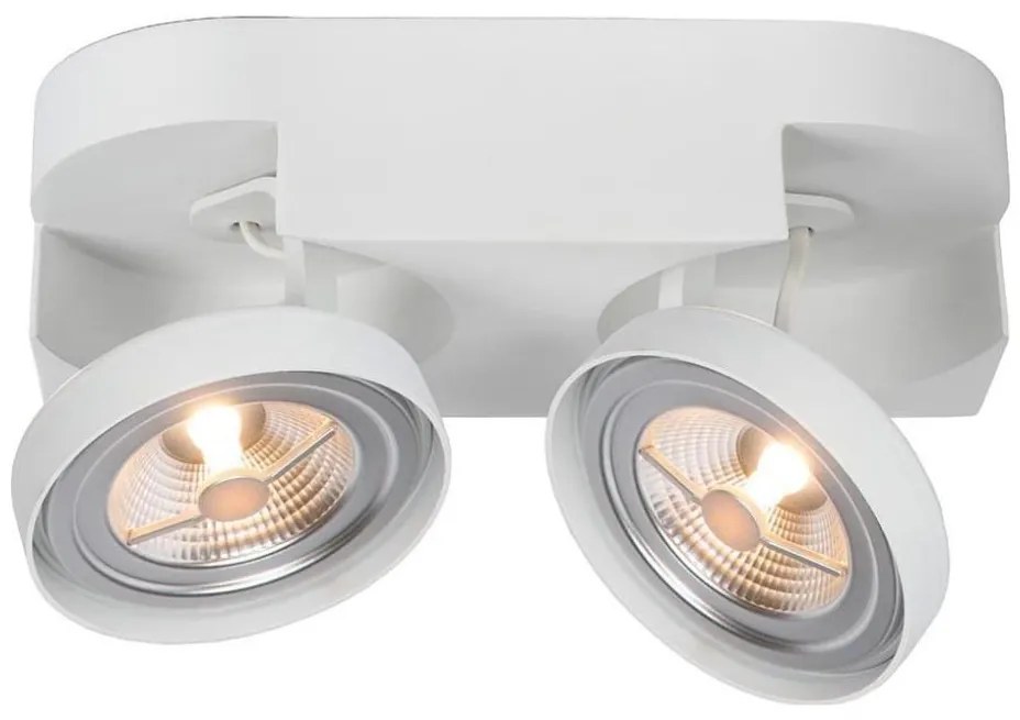Lucide 22960/20/31 - LED Bodové svítidlo VERSUM AR111 2xG53/10W/230V bílá