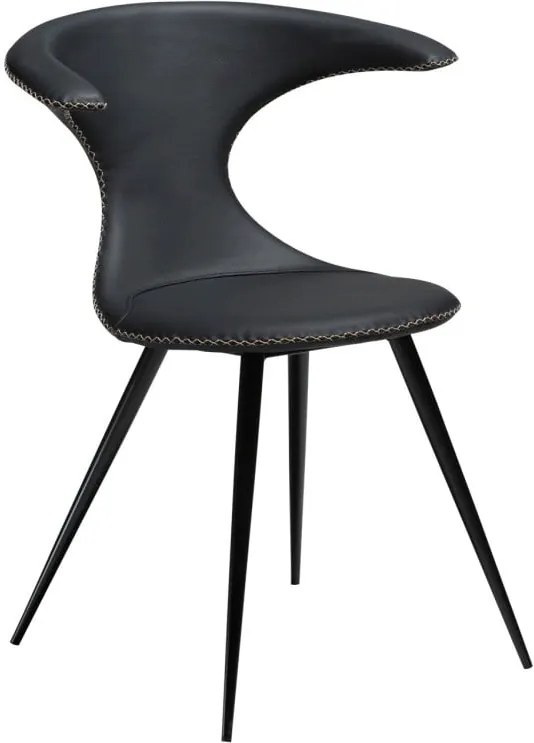 Černá kožená židle DAN-FORM Denmark Flair