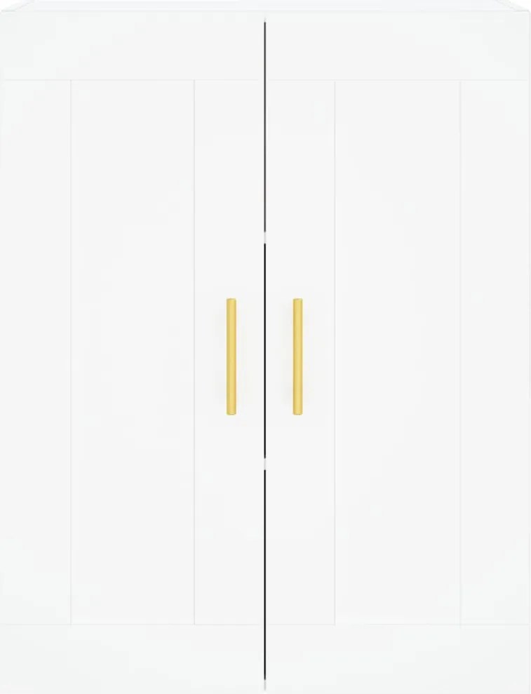 Skříň highboard bílá 69,5 x 34 x 180 cm kompozitní dřevo 3199673