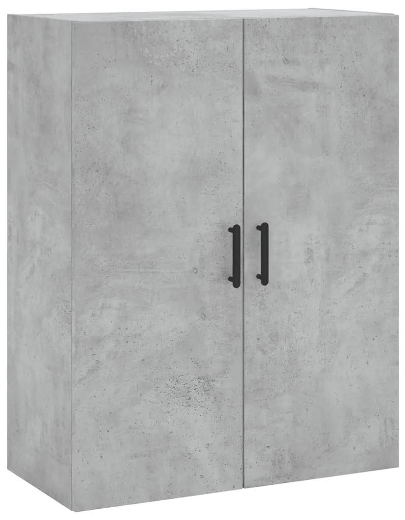 Skříň highboard betonově šedá 69,5x34x180 cm kompozitní dřevo,  3195855