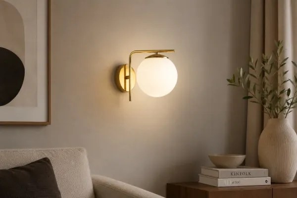 BRILAGI - Nástěnná lampa MILO 1xE27/60W/230V zlatá