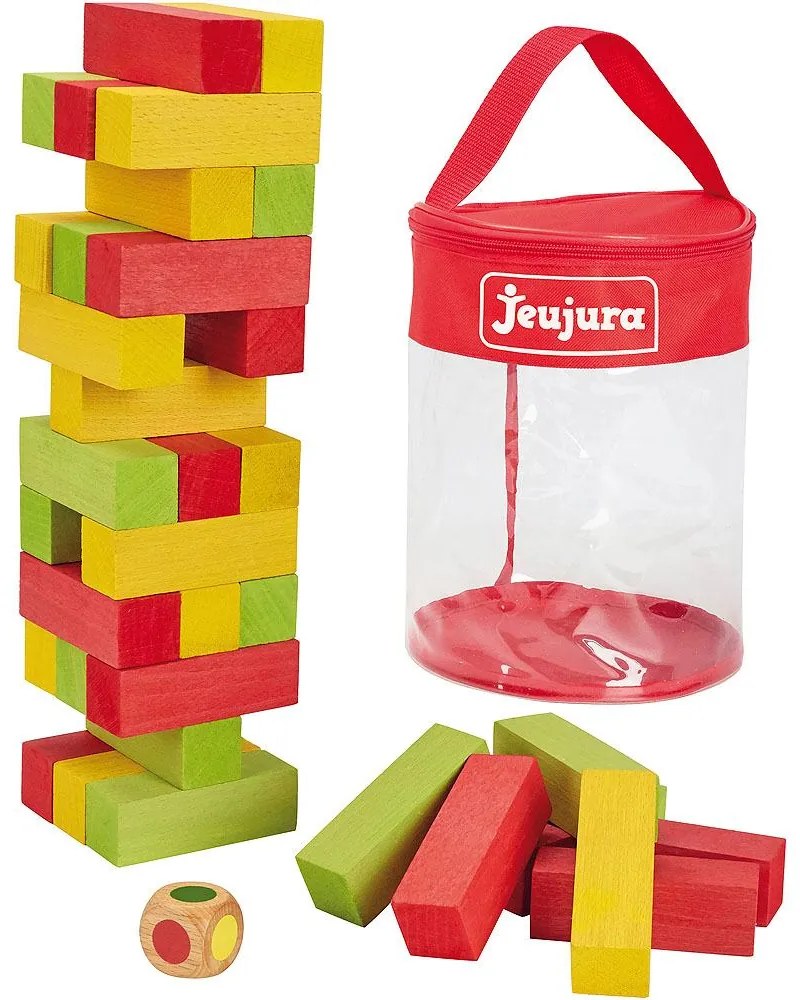 Jeujura Dřevěná jenga velká 36 dílů