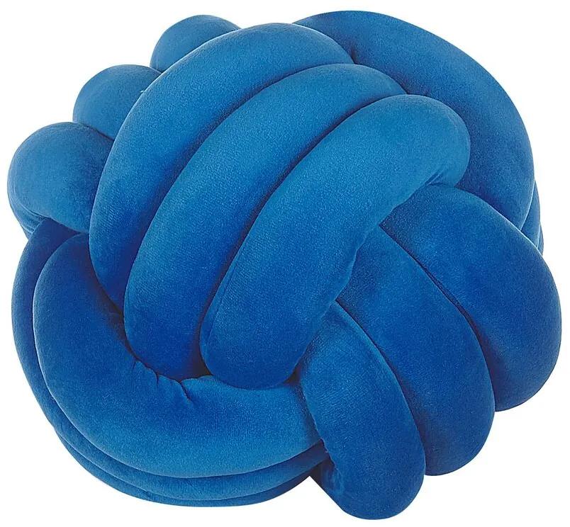 Uzlový polštář modrý 30 x 30 cm MALNI Beliani