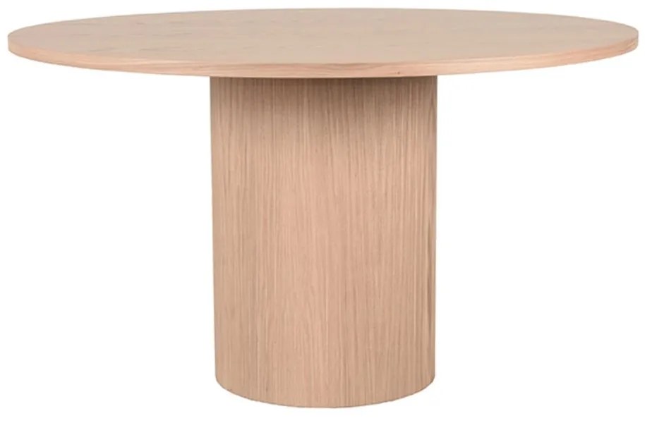 LABEL51 kulatý jídelní stůl OLIVA ø130 cm světlý ME-70.056
