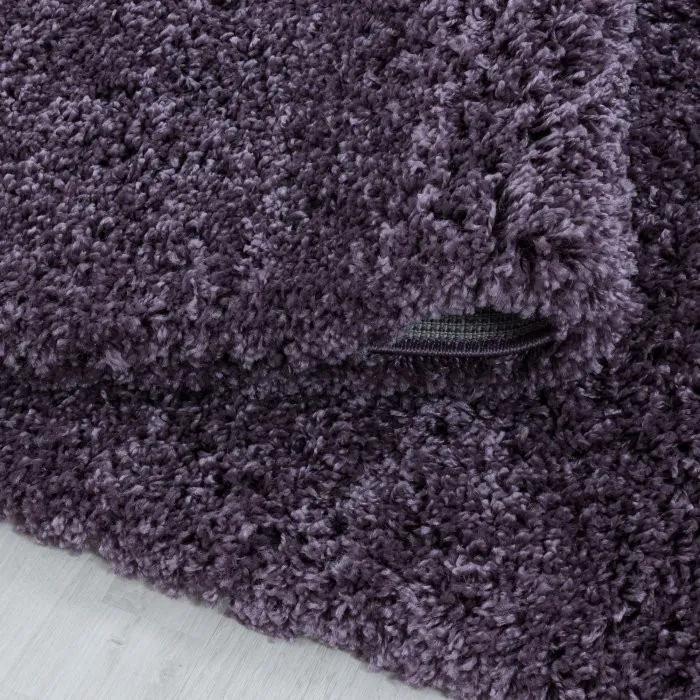 Vopi | Kusový koberec Sydney shaggy 3000 violet - Kruh průměr 120 cm