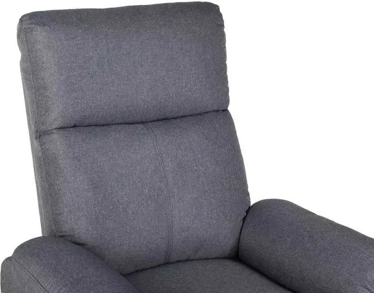 LuxuryForm DESIGN Televizní křeslo CARLOS s polohováním - šedé