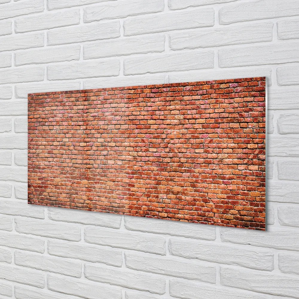 akrylový obraz Cihlové zdi wall 100x50 cm