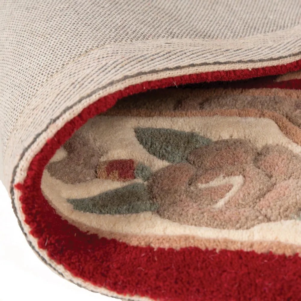 Červený vlněný koberec 150x240 cm Aubusson – Flair Rugs