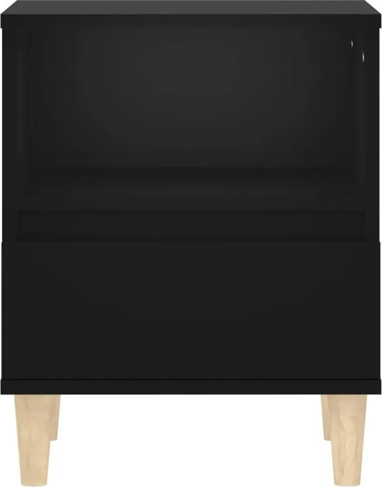 vidaXL Noční stolek 40x35x50 cm [821796] Barva: Černá