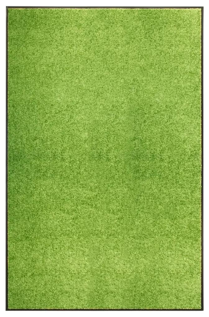 323432 vidaXL Rohožka pratelná zelená 120 x 180 cm