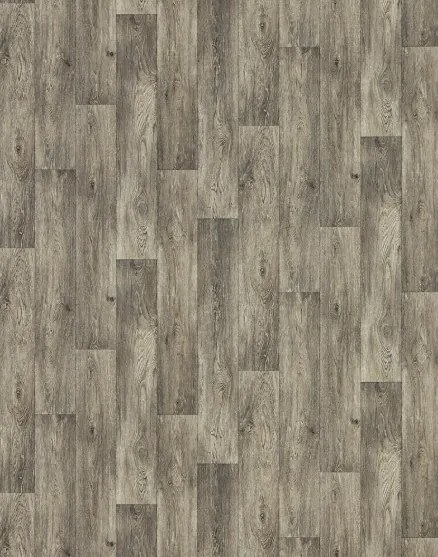 BEAUFLOR PVC podlaha - lino Toptex Aged Oak 967M - tmavý dekor dřeva s patinou ŠÍŘKA: 5 m, POUŽITÍ: Zátěžové, Bytové