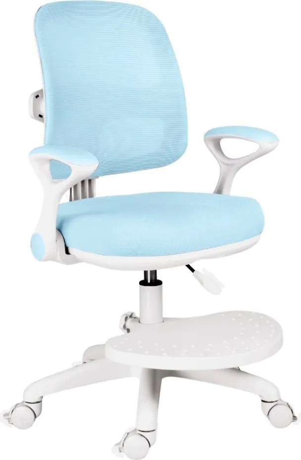 Dětská rostoucí židle Neoseat JUNI 020 — látka, pratelný potah, modrá