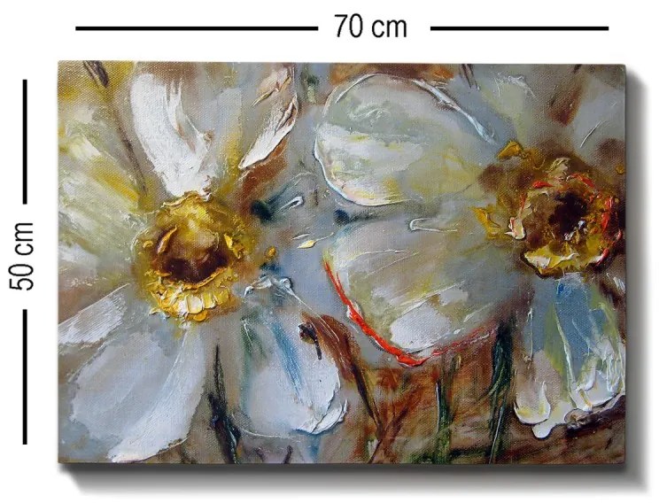 Obraz na plátně Elegant flower 50x70 cm