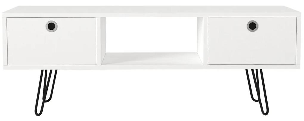 TV stolek MODA 120 cm bílý