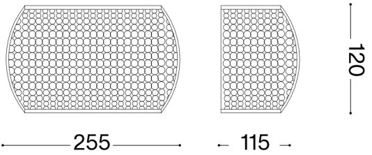 Ideal Lux - LED Křišťálové nástěnné svítidlo PASHA 3xG9/3W/230V zlatá