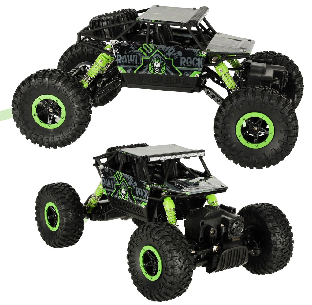 Creative Corner RC auto Rock Crawler HB 2.4GHz 1:18 zelené