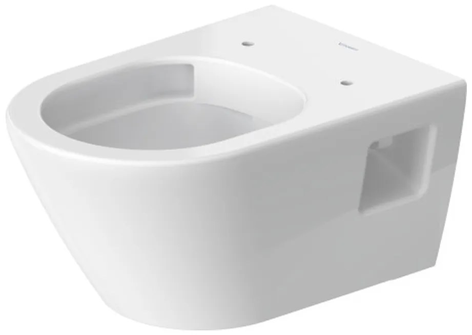 Duravit D-Neo - Závěsné WC Duravit Rimless s HygieneGlaze 370 x 540 mm, bílá 2578092000