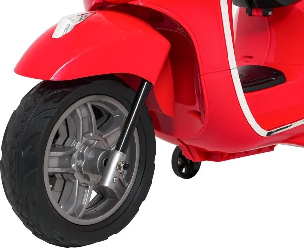 Elektrický skútr Vespa ROMA červený